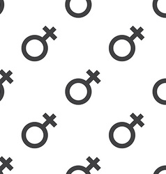 Seamless geometric pattern with female Royalty Free Vector