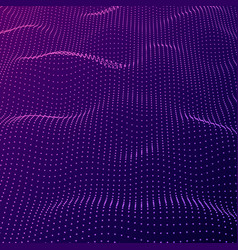 Futuristic dots pattern Royalty Free Vector Image