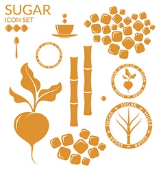 Logo of sugar Royalty Free Vector Image - VectorStock