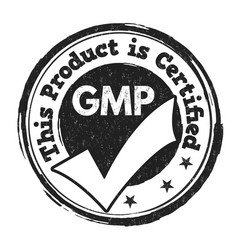Good manufacturing practice gmp sign or stamp Vector Image