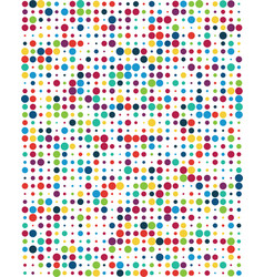 Seamless pattern with colorful dots Royalty Free Vector
