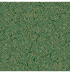 Circuit board seamless pattern Royalty Free Vector Image