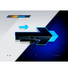 High tech arrow Royalty Free Vector Image - VectorStock