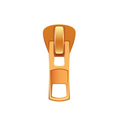 Realistic zipper puller Royalty Free Vector Image