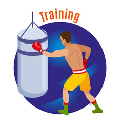 Boxing arrow background Royalty Free Vector Image