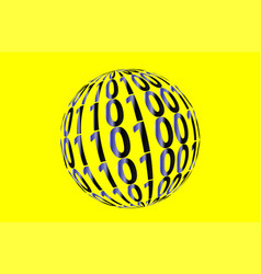 Binary code internet security concept Royalty Free Vector