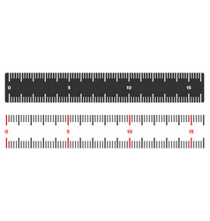 Graduated ruler Royalty Free Vector Image - VectorStock