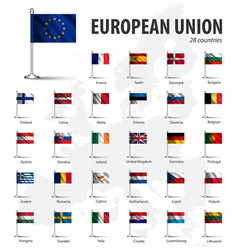 Flag font Royalty Free Vector Image - VectorStock