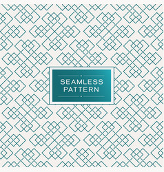 Retro seamless pattern with simple line geometric Vector Image