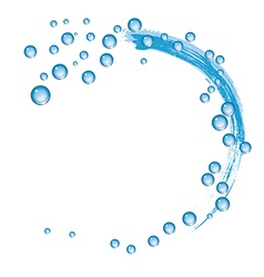 Water splash circle Royalty Free Vector Image - VectorStock