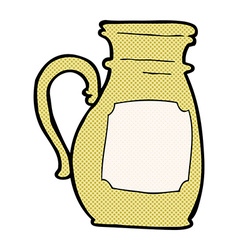 Comic cartoon water jug Royalty Free Vector Image