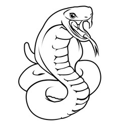 Stylized snake Royalty Free Vector Image - VectorStock