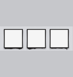 Graffiti frame on a transparent background Vector Image