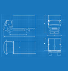 Nissan nv400 cargo delivery van l1h2 2015 Vector Image