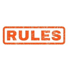Rules Rubber Stamp Royalty Free Vector Image - VectorStock