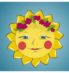 Cartoon sun Royalty Free Vector Image - VectorStock