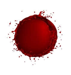Wine splash circle Royalty Free Vector Image - VectorStock