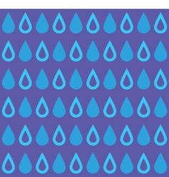 Fun simple water drop geometric seamless pattern Vector Image