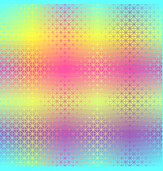 Gradient triangle background seamless glowing Vector Image