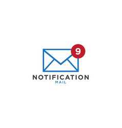 New message sign symbol unread notification hand Vector Image