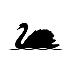 Swan symbol Royalty Free Vector Image - VectorStock