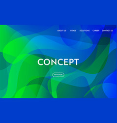 Website template modern flat design web page Vector Image