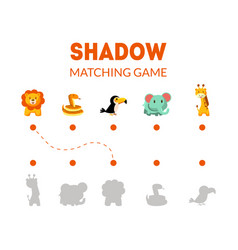 Maze game with giraffes and palm trees Royalty Free Vector