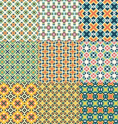Pattern Set Royalty Free Vector Image - VectorStock