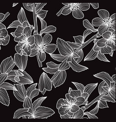 Floral seamless pattern Royalty Free Vector Image