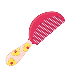 Cartoon comb Royalty Free Vector Image - VectorStock
