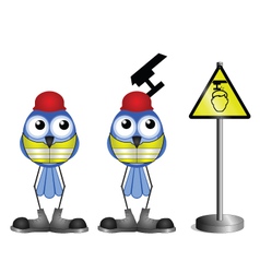 Mind your head sign Royalty Free Vector Image - VectorStock