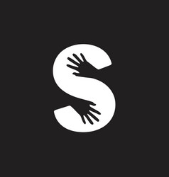 Letter S and Human Hand Logo Vector Images (over 100)