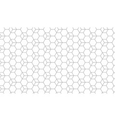 Grid seamless pattern with random geometric Vector Image