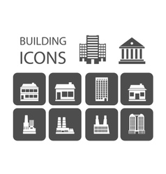 Architecture icons universal set Royalty Free Vector Image