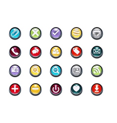 3d web icons Royalty Free Vector Image - VectorStock