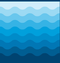 Abstract blue wave circle pattern background Vector Image