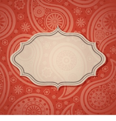 Indian frame Royalty Free Vector Image - VectorStock