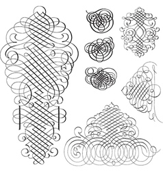 Fancy design elements Royalty Free Vector Image