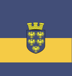 Flag of goettingen in lower saxony germany Vector Image