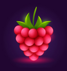 Blueberry fruits cartoon Royalty Free Vector Image