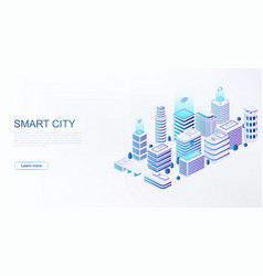 Smart city Royalty Free Vector Image - VectorStock