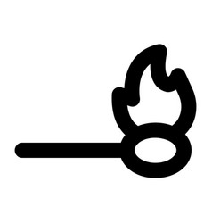 No matchstick Royalty Free Vector Image - VectorStock