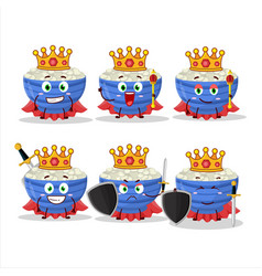 Cartoon character of navy beans with sleepy Vector Image