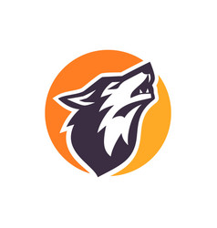 Wolf logo Royalty Free Vector Image - VectorStock