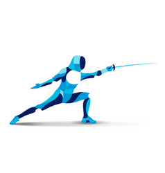 Trendy stylized movement archer sports archery Vector Image