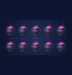 Witchs cauldron Royalty Free Vector Image - VectorStock