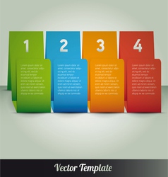 Page number template Royalty Free Vector Image