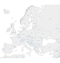Europe Map Grey Vector Images (over 1,700)