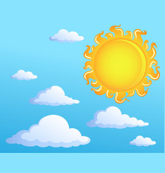 Sun theme image 1 Royalty Free Vector Image - VectorStock