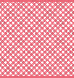 Red gingham seamless pattern Royalty Free Vector Image